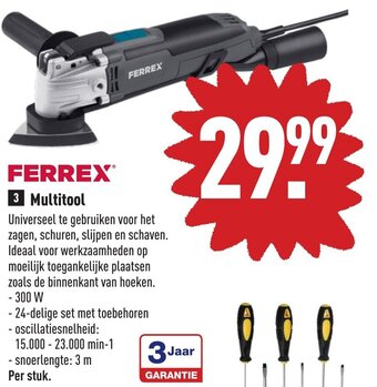 Multitool aanbieding bij ALDI