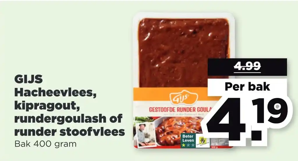 GIJS Hacheevlees, kipragout, rundergoulash of runder stoofvlees ...