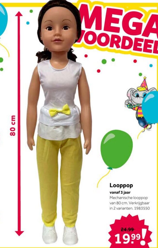 Loopop 80cm aanbieding bij Intertoys