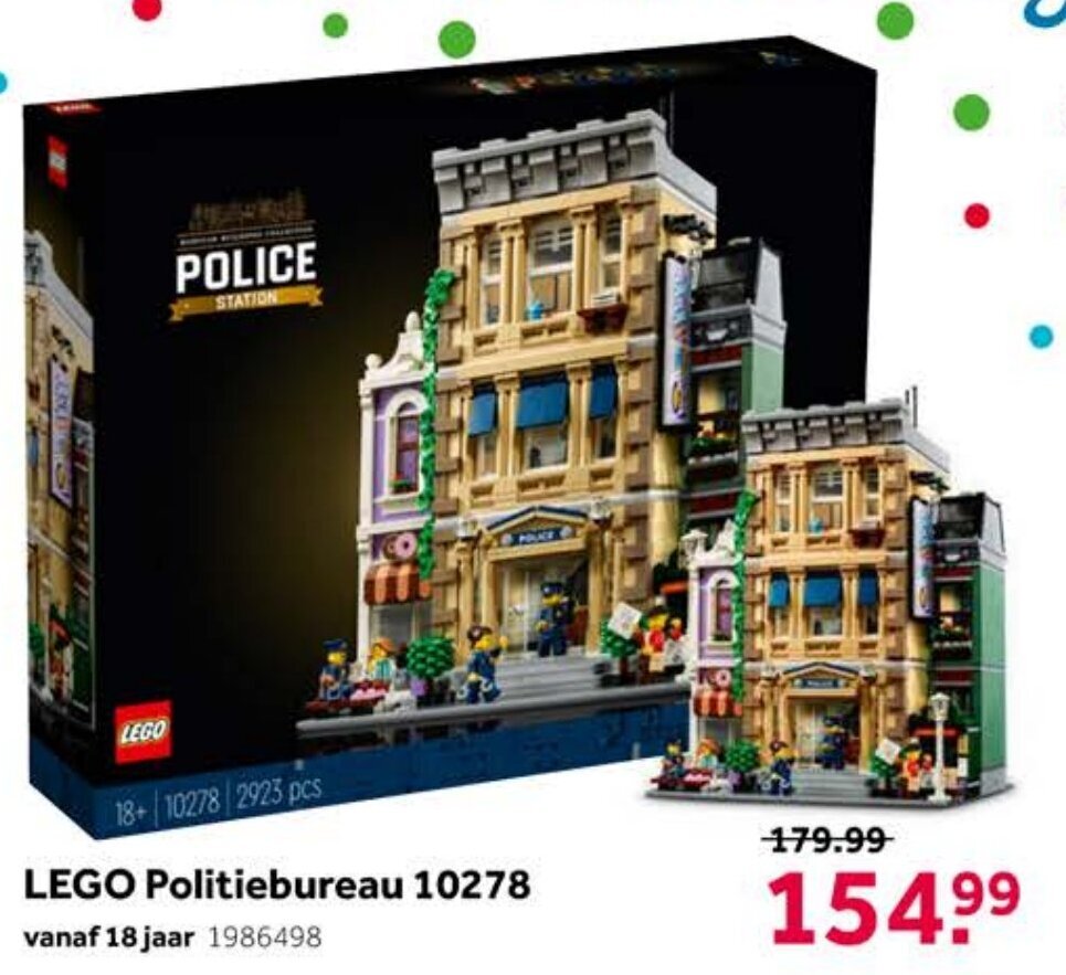 Lego Politiebureau 10278 aanbieding bij Intertoys