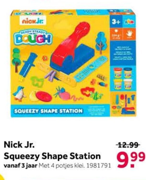 Nick Jr. Squeezy Shape Station aanbieding bij Intertoys