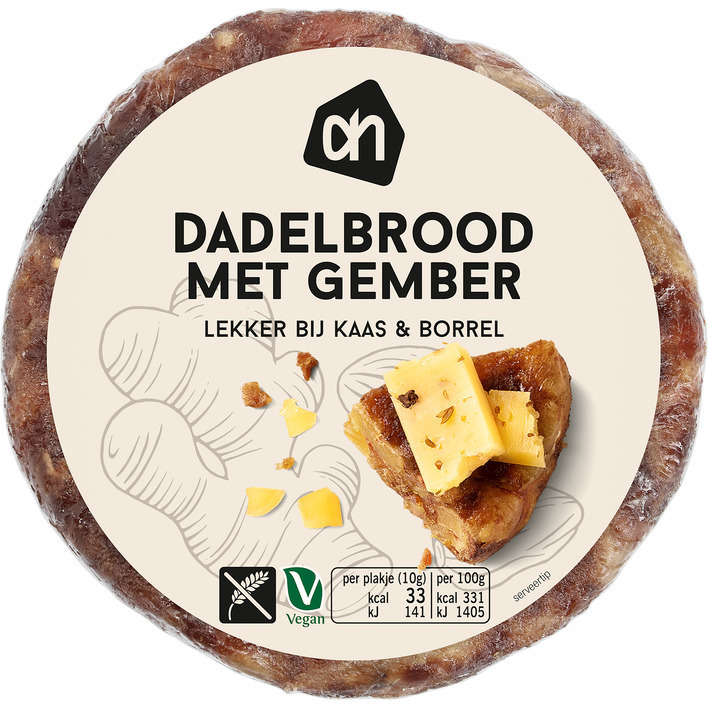 AH Dadel gember brood aanbieding bij Albert Heijn
