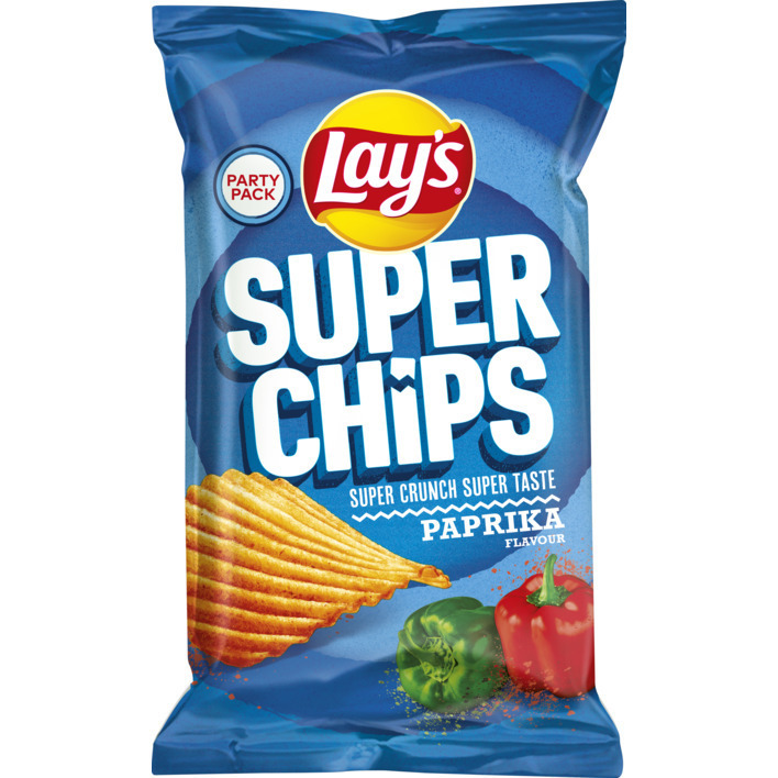 Lay's Superchips paprika partypack aanbieding bij Albert Heijn
