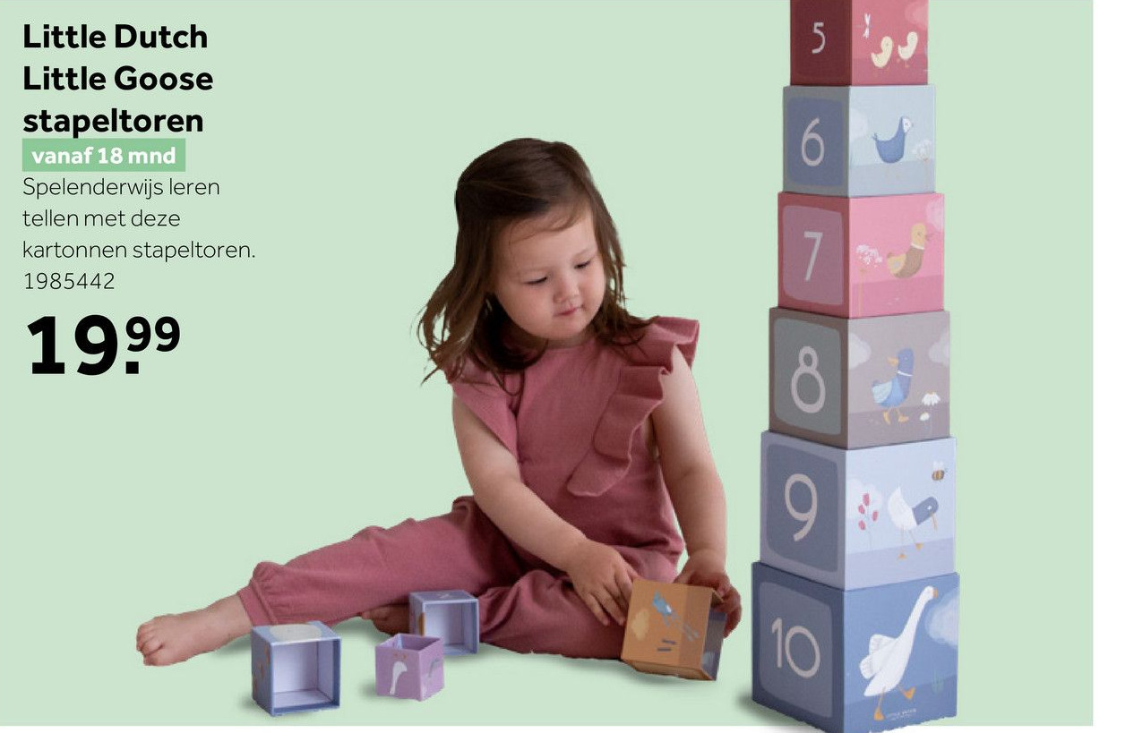 Little Dutch stapeltoren Little Goose aanbieding bij Intertoys