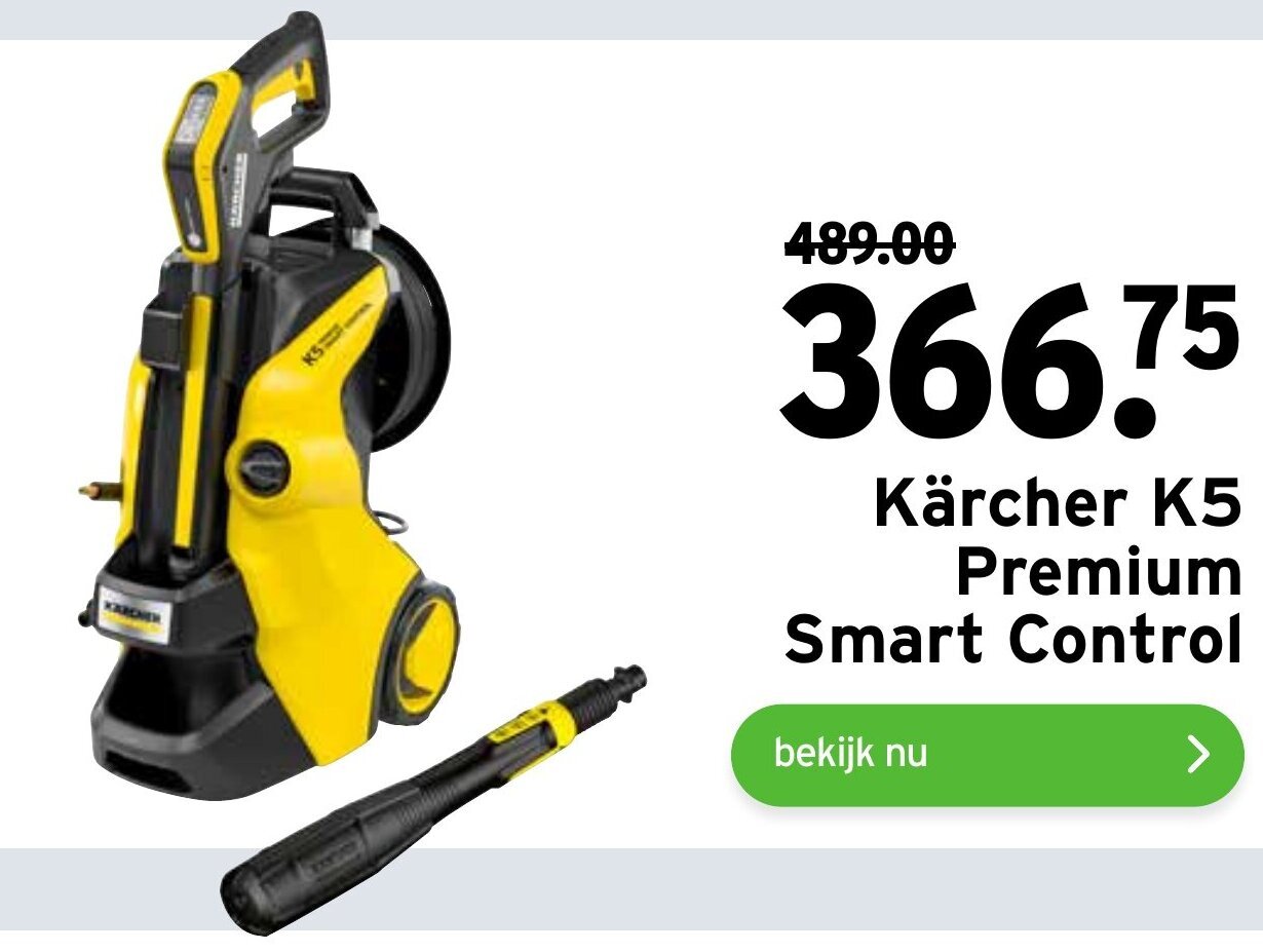 Karcher K5 Premium Smart Control aanbieding bij GAMMA