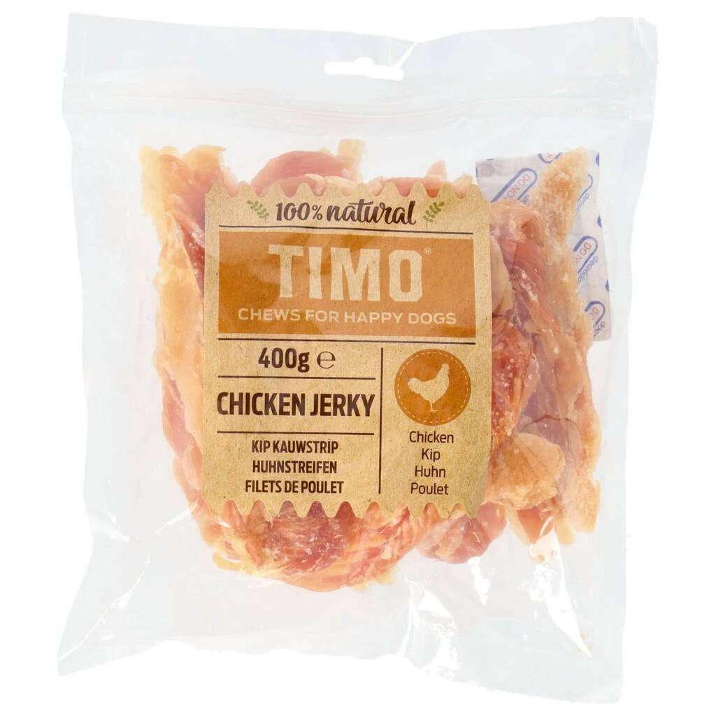 Timo Kip Kauwstrip - Hondensnacks - Kip 400 g aanbieding bij Pets Place