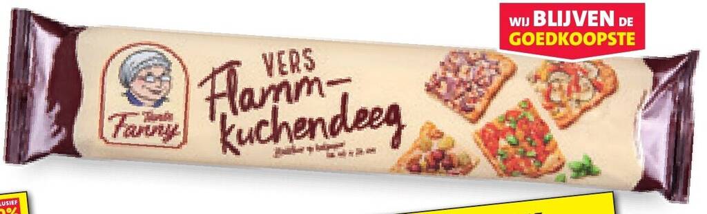 Tante fanny vers flammkuchendeeg 260 gram aanbieding bij Nettorama