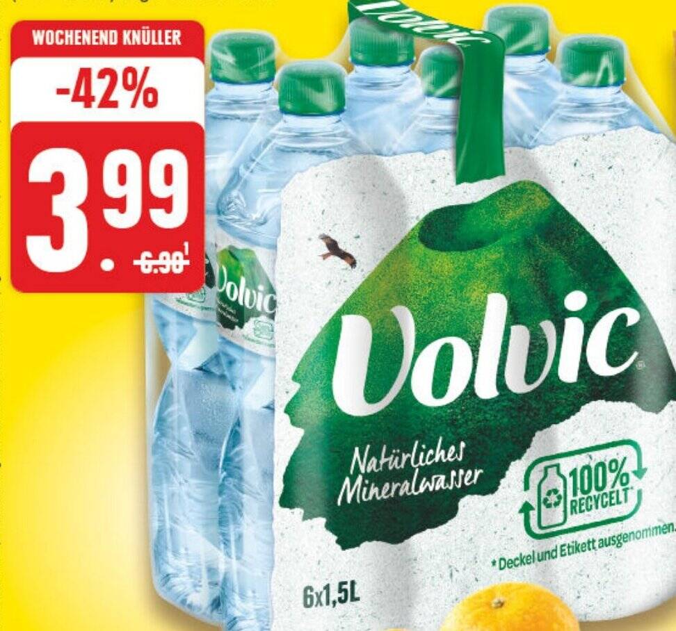 Volvic naturelle 6 x 1,5L aanbieding bij Edeka DE