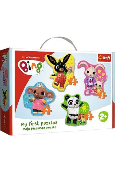 Trefl Puzzel, Bing Bunny, van 3 tot 6 elementen, 4 Sets, Bing en ...