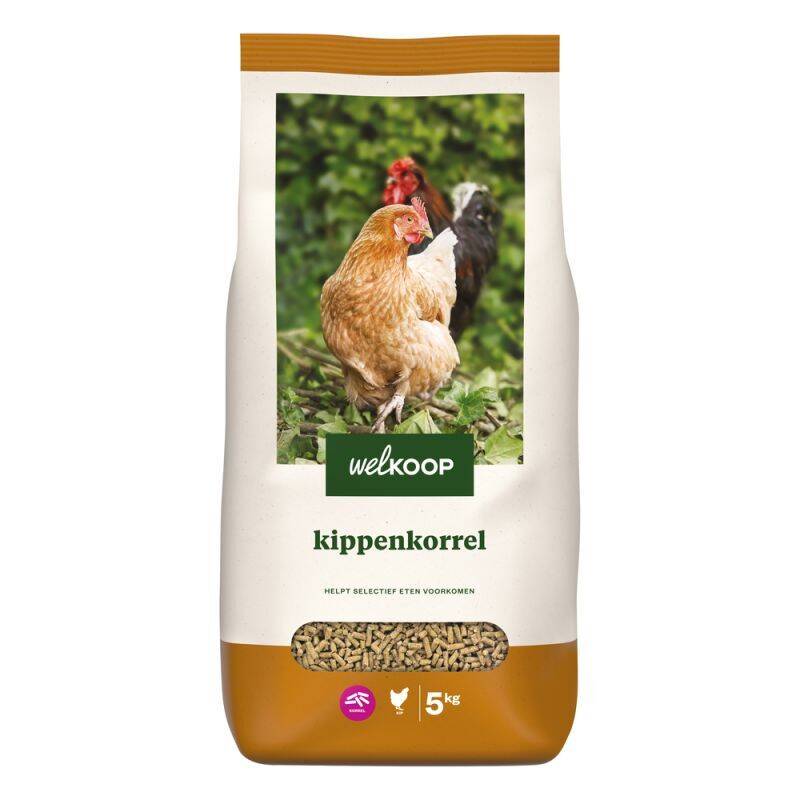 Welkoop Kippenkorrel - Kippenvoer - 5 kg aanbieding bij Welkoop € 7,61 Geldig van 12-02-2024