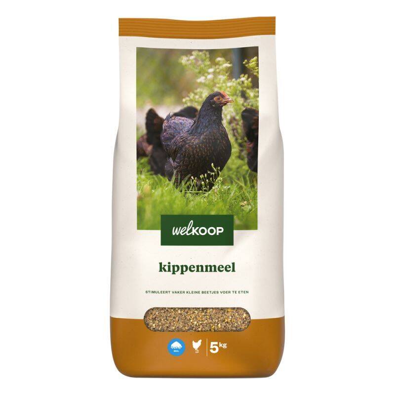 Welkoop Kippenmeel - Kippenvoer - 5 kg aanbieding bij Welkoop € 9,50 Geldig van 12-02-2024 ...
