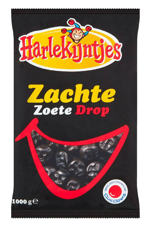 Harlekijntjes zachte zoete drop 1 kilo aanbieding bij Makro