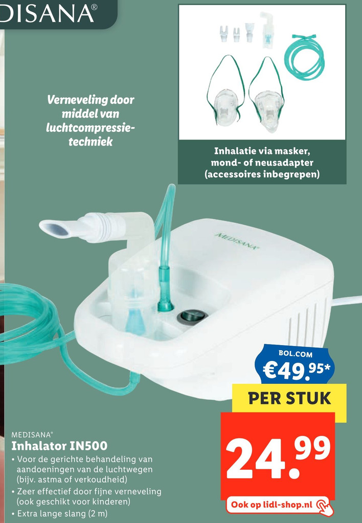 Inhalator IN500 aanbieding bij Lidl