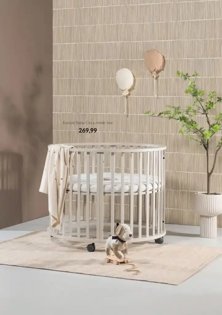 Europe Baby Circa ronde box aanbieding bij Babypark