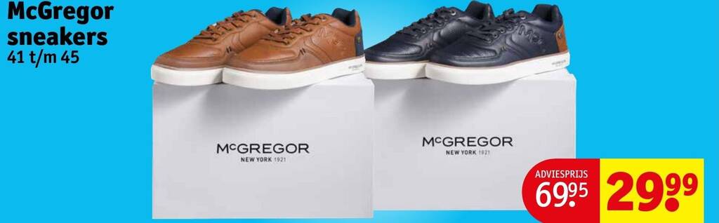 McGregor sneakers 41 t/m 45 aanbieding bij Kruidvat