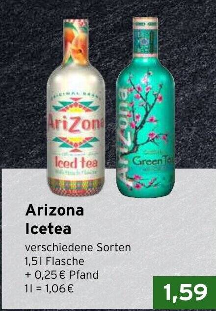 Arizona Icetea 1.5L aanbieding bij Vomar Voordeelmarkt