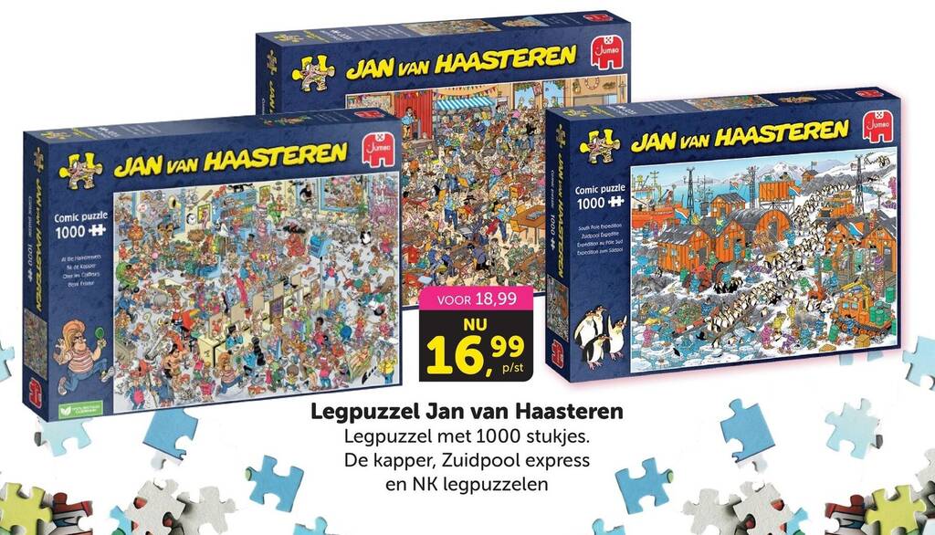Legpuzzel Jan van Haasteren aanbieding bij Boekenvoordeel