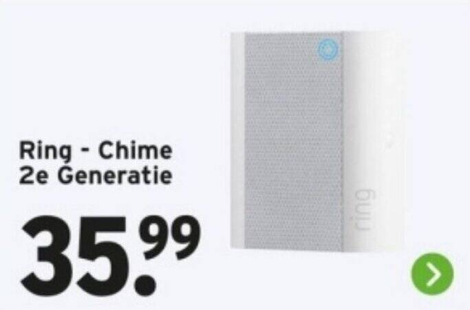 Ring - Chime 2e Generatie aanbieding bij GAMMA