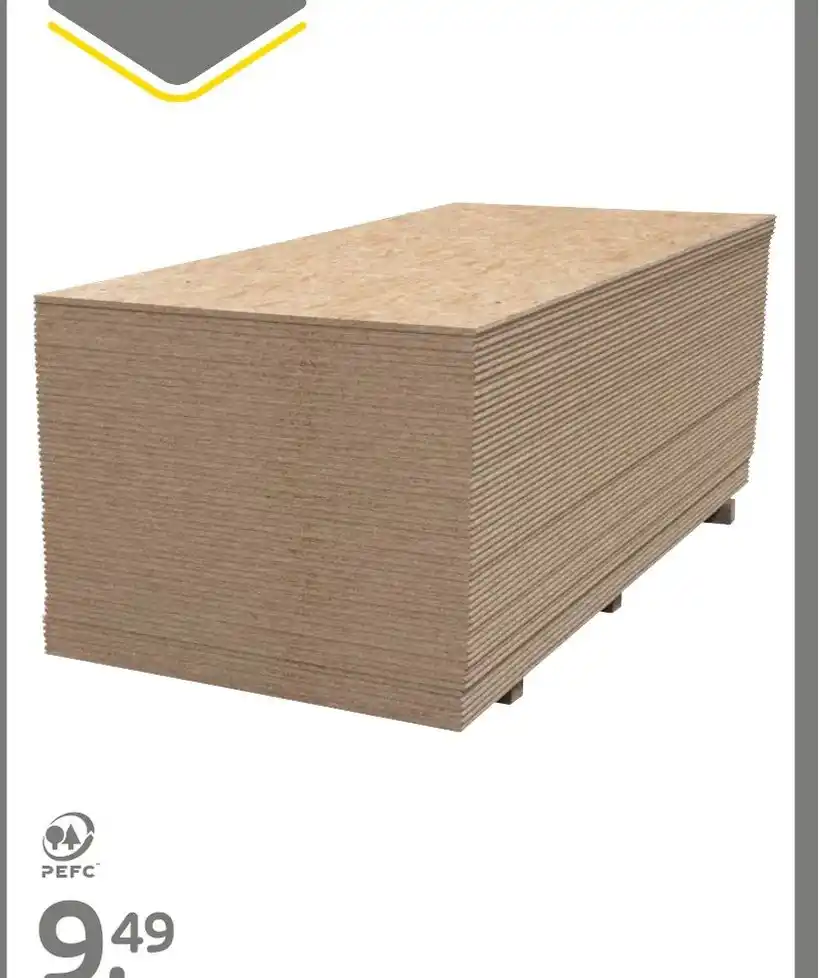 OSB PLAAT 244 x 61 cm. aanbieding bij Praxis