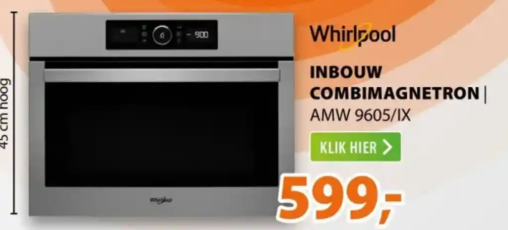 Whirlpool INBOUW COMBIMAGNETRON aanbieding bij Expert