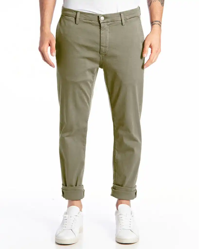 Replay Zeumar Hyperflex X-lite Heren Chino aanbieding bij Only for Men