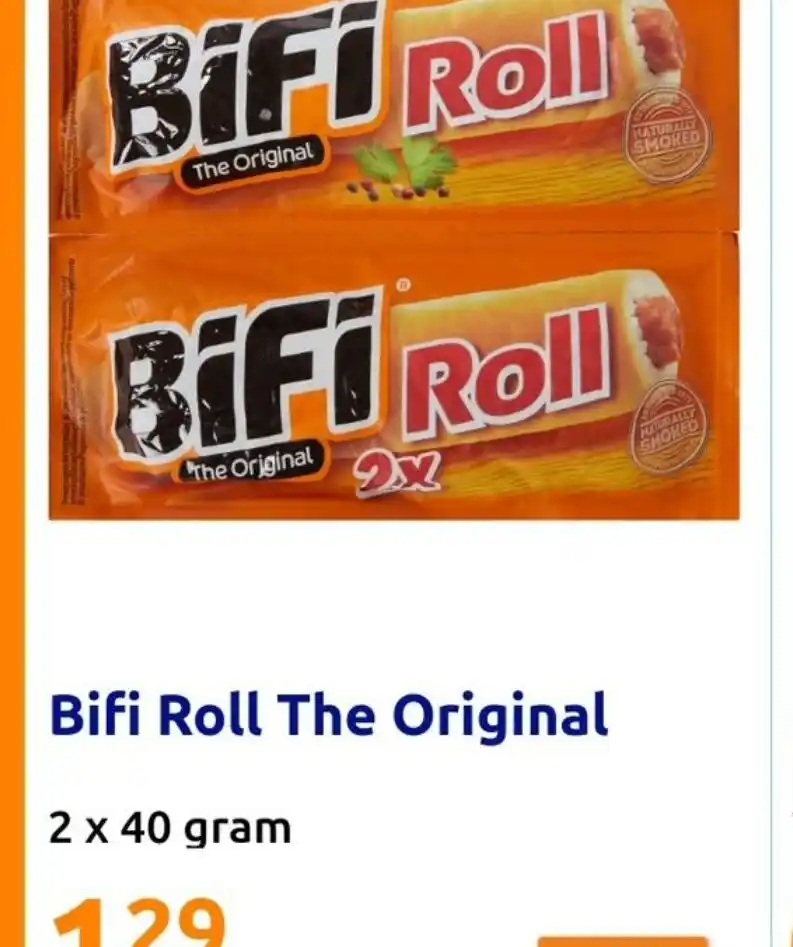 Bifi Roll The Original 2 x 40 gram aanbieding bij Action