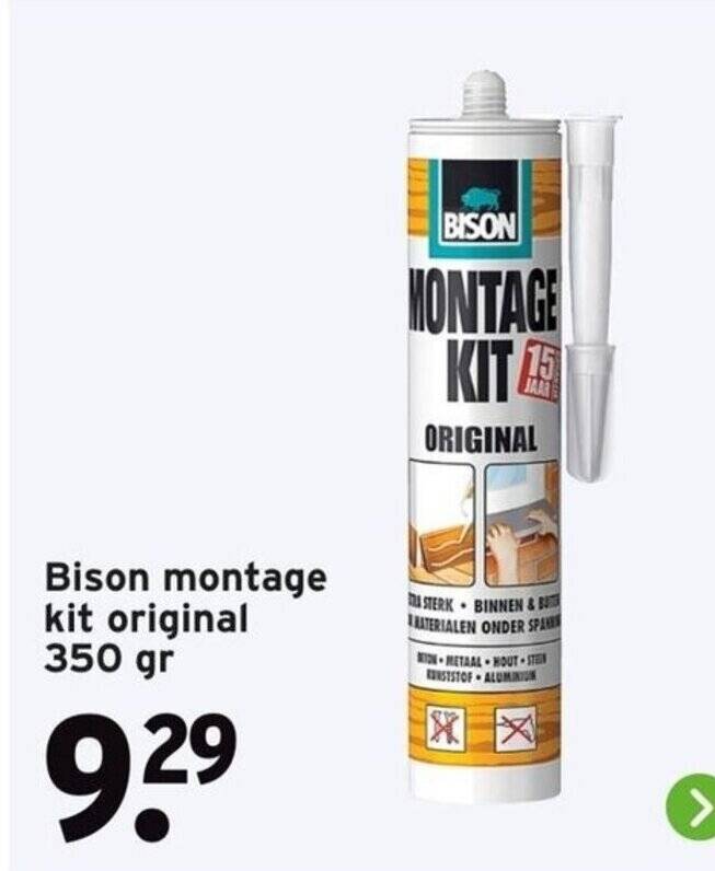 Bison montage kit original 350 gr aanbieding bij GAMMA