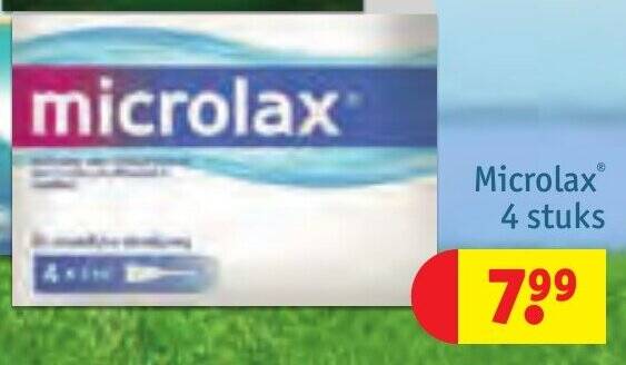 Microlax 4 stuks aanbieding bij Kruidvat