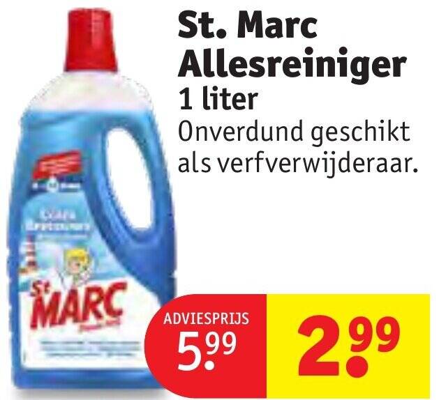 St. Marc Allesreiniger 1 liter aanbieding bij Kruidvat