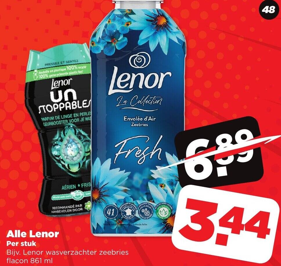 Alle lenor per stuk aanbieding bij PLUS