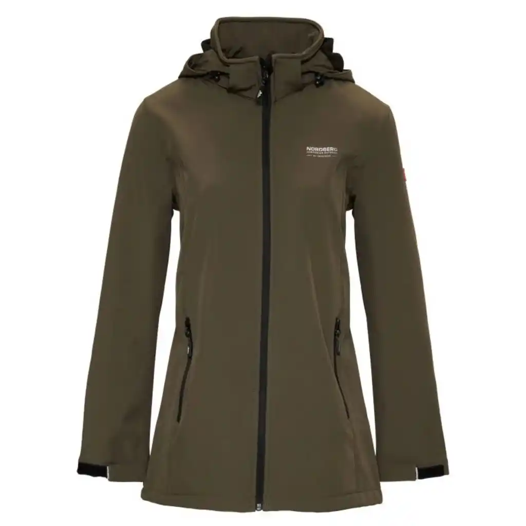 Nord Berg Dames Softshell Iris Army - Vrijetijdskleding aanbieding bij ...
