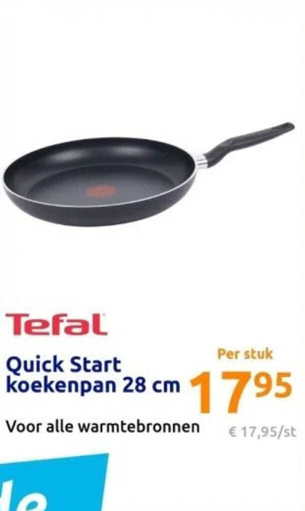 Tefal Quick Start koekenpan 28 cm aanbieding bij Action Tefal Quick Start koekenpan 28 cm aanbieding bij Action