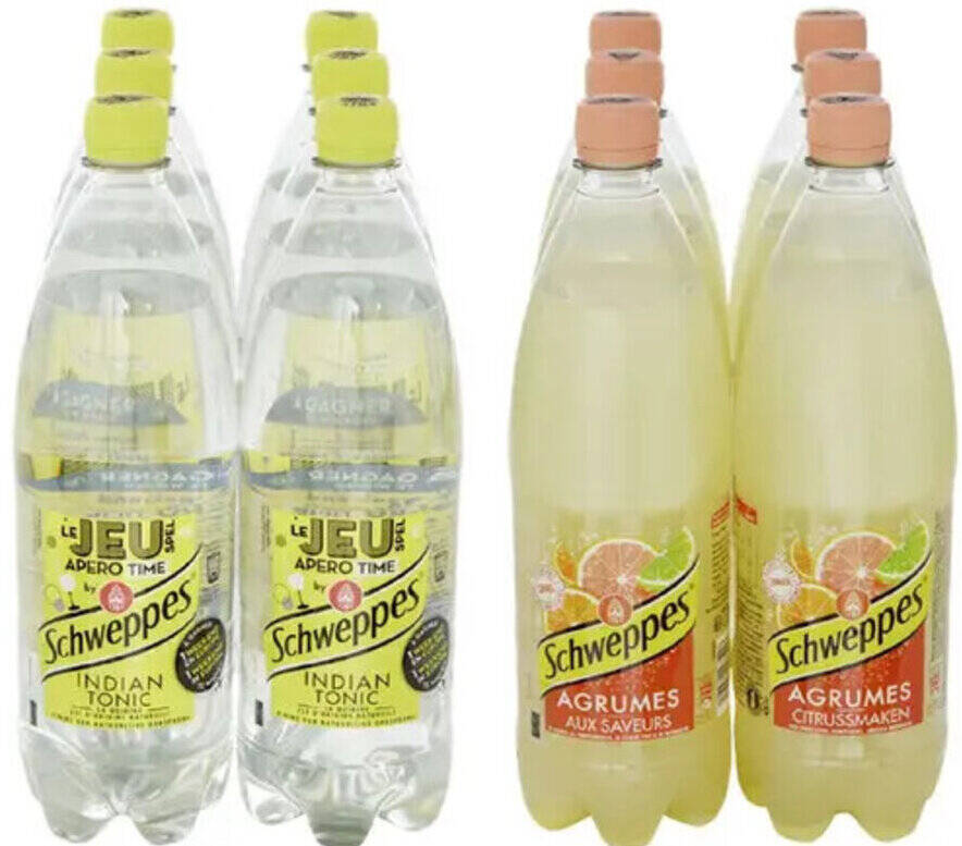 Schweppes 1 liter aanbieding bij Makro
