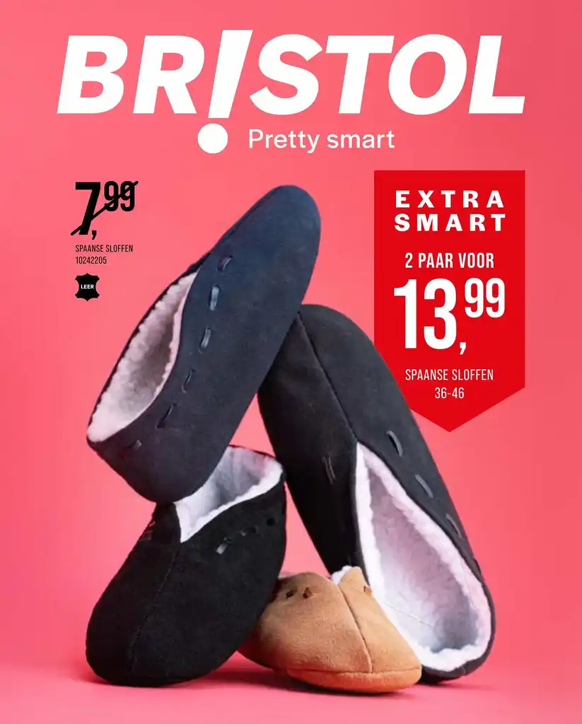 SPAANSE SLOFFEN 36-46 aanbieding bij Bristol