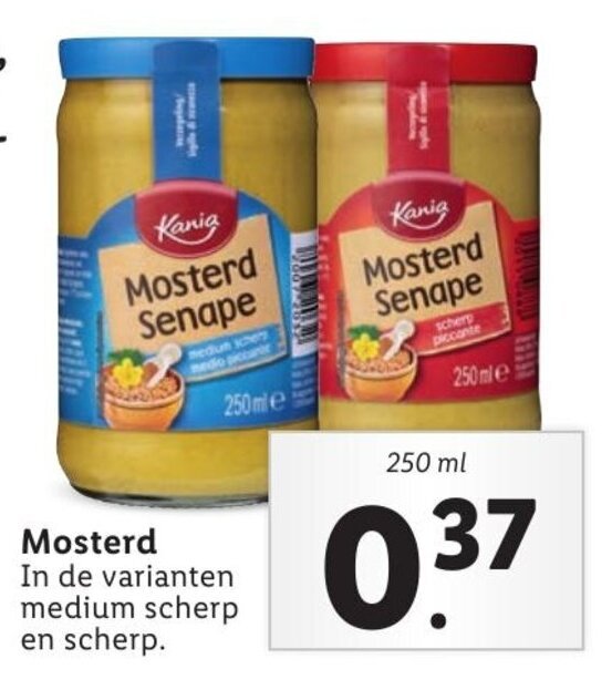 Mosterd 250ml aanbieding bij Lidl