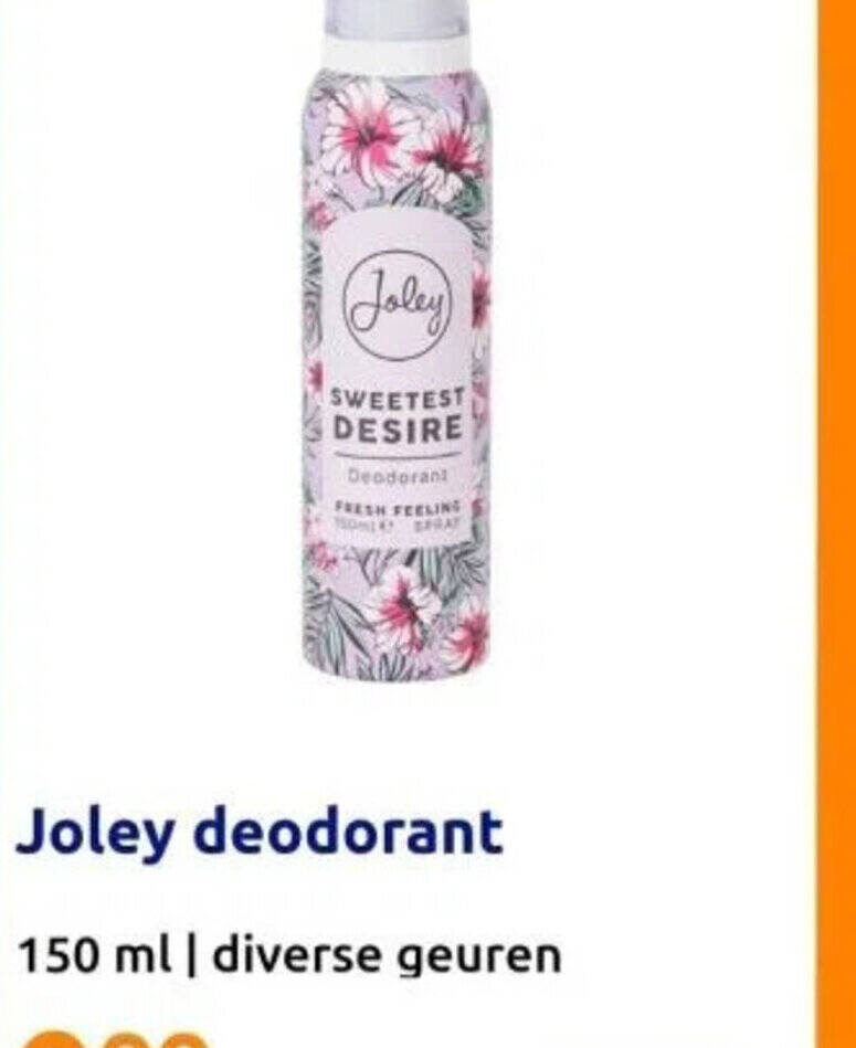 Joley deodorant 150 ml aanbieding bij Action