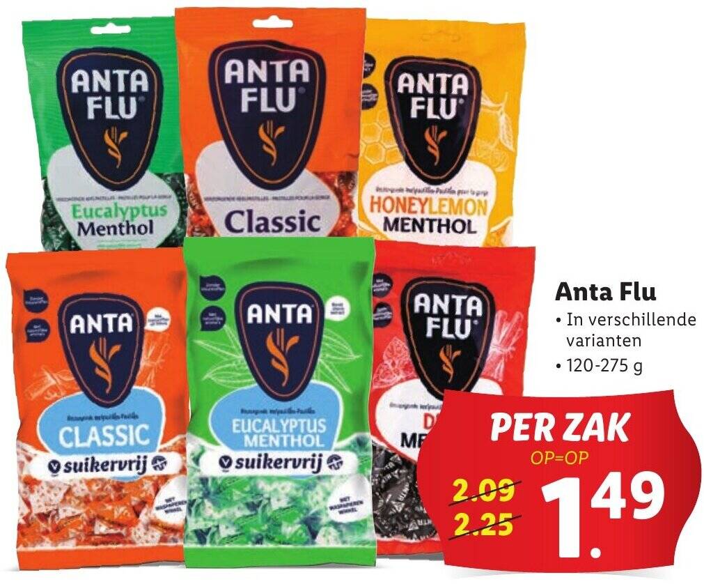 Anta Flu 120-275g aanbieding bij Lidl