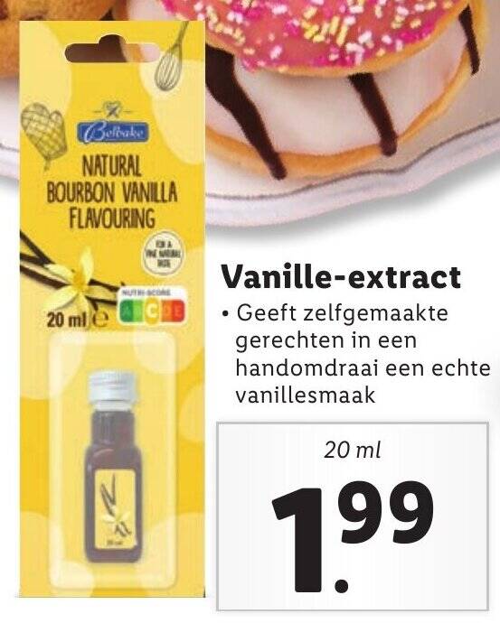 Vanille-extract 20ml aanbieding bij Lidl