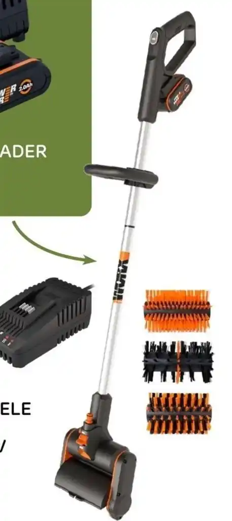 WORX MULTIFUNCTIONELE BORSTEL MULTIBRUSH 20V (1 ACCU) aanbieding bij Praxis