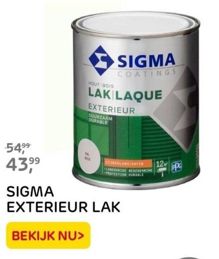 SIGMA EXTERIEUR LAK aanbieding bij Praxis