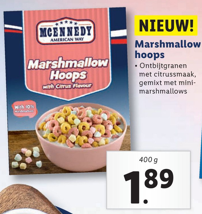 Marshmallow hoops aanbieding bij Lidl