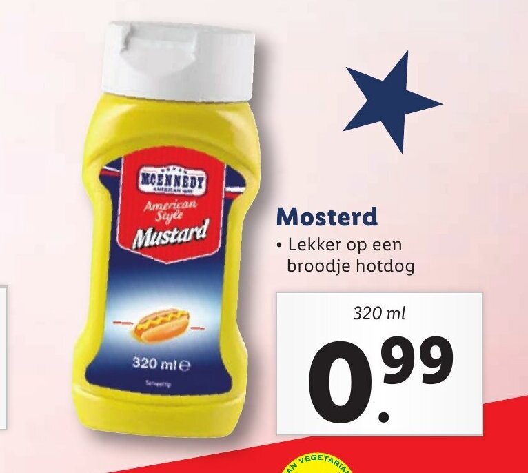 Mosterd 320 ml aanbieding bij Lidl
