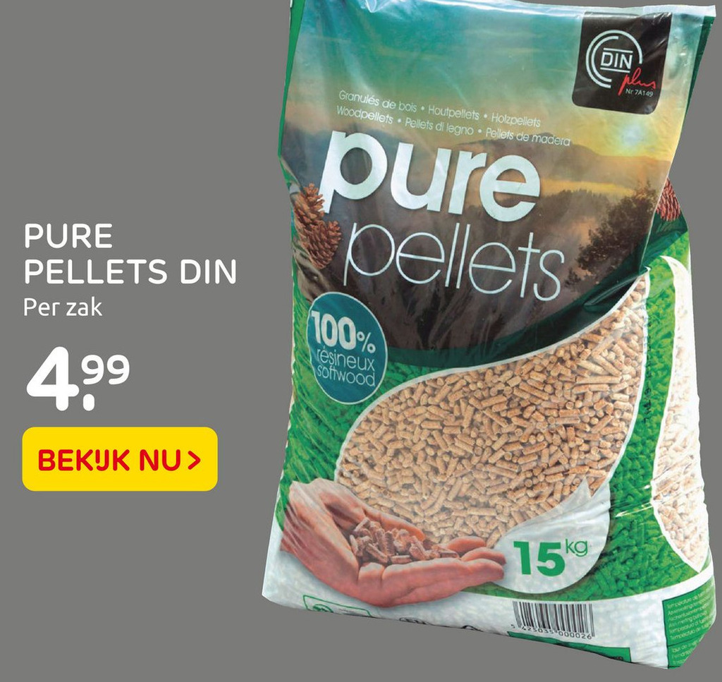 Pure Pellets Din aanbieding bij Praxis
