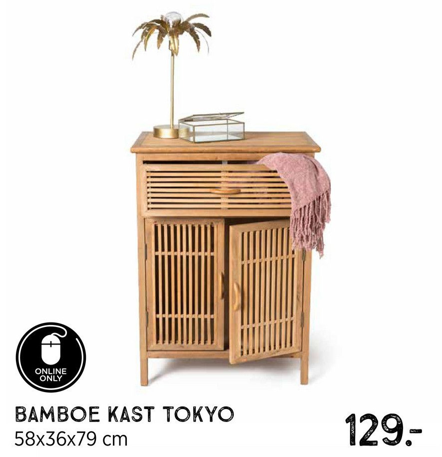 Bamboe kast tokyo aanbieding bij Xenos