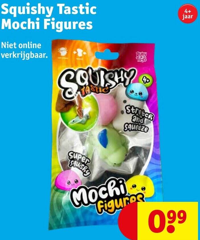 Squishy Tastic Mochi Figures aanbieding bij Kruidvat