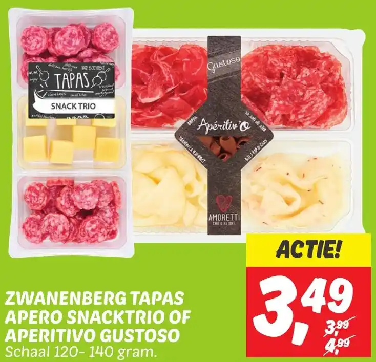 ZWANENBERG TAPAS APERO SNACKTRIO OF APERITIVO GUSTOSO Schaal 120-140 ...