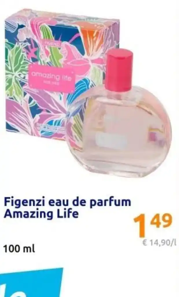 Figenzi eau de parfum Amazing Life 100ml aanbieding bij Action