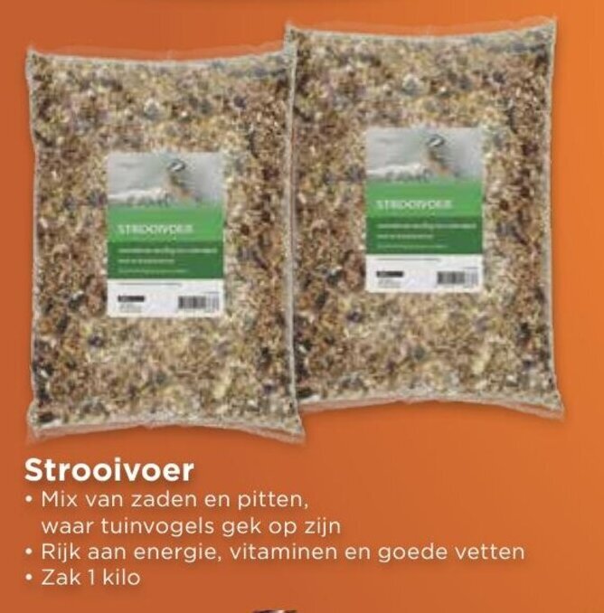 Strooivoer 1kg aanbieding bij Vomar Voordeelmarkt