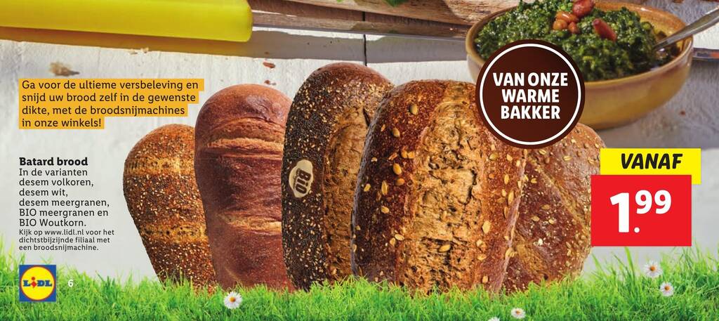 Batard brood aanbieding bij Lidl