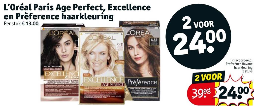 L'Oréal Paris Age Perfect, Excellence en Prèference haarkleuring ...